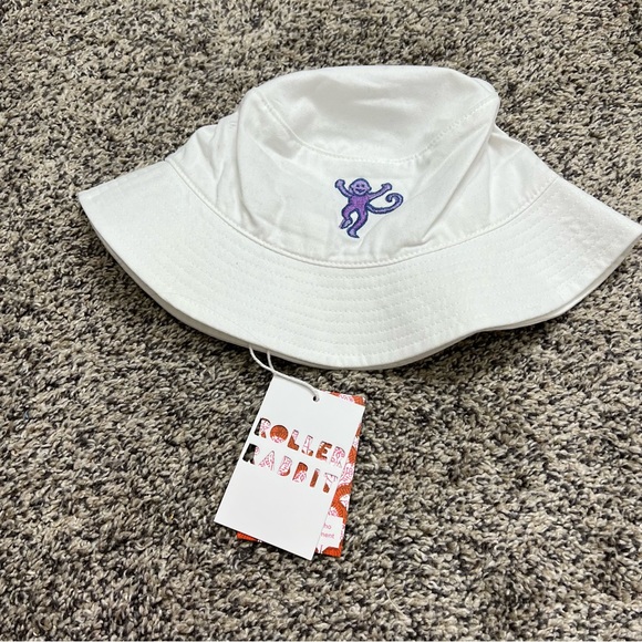 Roller Rabbit | Accessories | Nwt Roller Rabbit Monkey White Bucket Hat ...